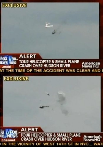 Hudson Plane Crash: First Photos Of Crash In Mid-Air