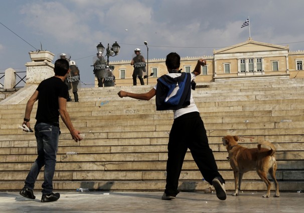 The Riot Dog Of Greece | Mediaite