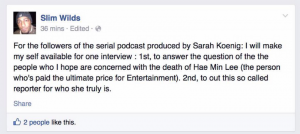 Jay Wilds Serial Podcast Gives First Interview The Intercept