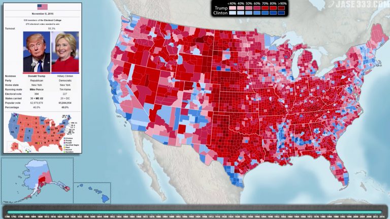 Election Map Showing Trump’s Win Reportedly Being Hung in the White House