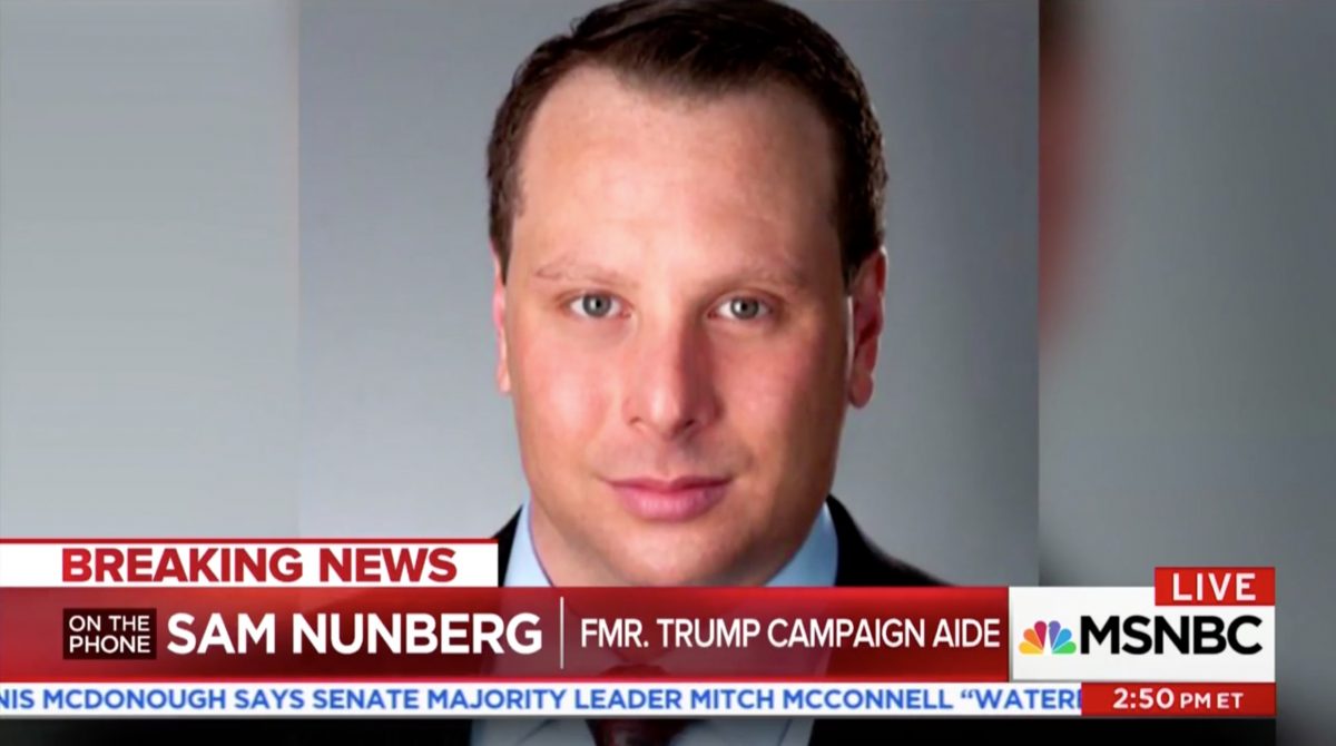 Twitter Implodes After Wild Sam Nunberg MSNBC Interview: ‘Mental ... Twitter Implodes After Wild Sam Nunberg MSNBC Interview: ‘Mental ...