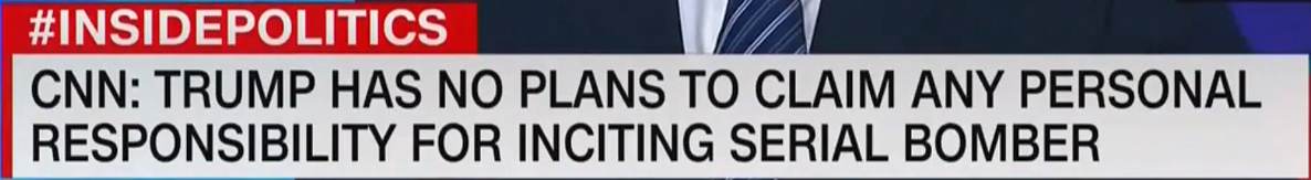 CNN's John King Claims No One is Blaming Trump for Bombs
