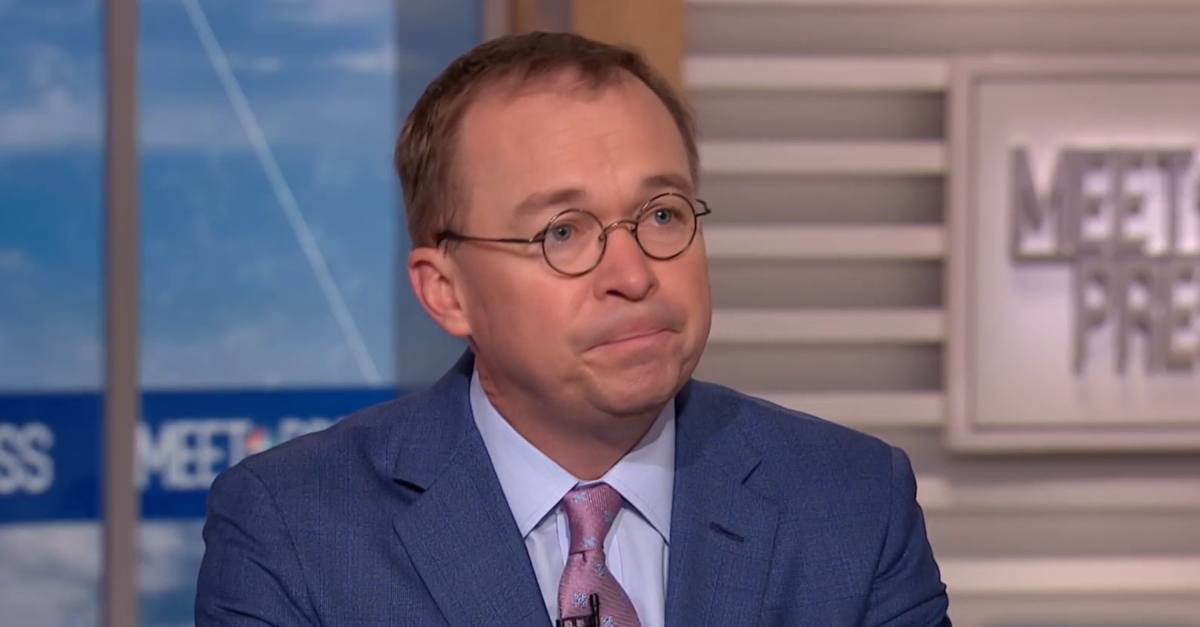 Mick Mulvaney Called to Appear Before Impeachment Inquiry