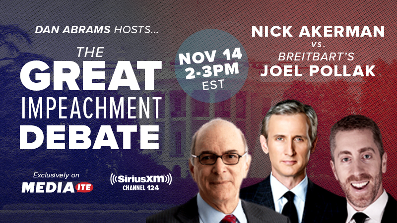 Mediaite Impeachment Debate: Nick Akerman vs Joel Pollak