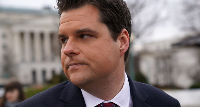 GOP Rep. Adam Kinzinger: ‘Matt Gaetz Needs to Resign’