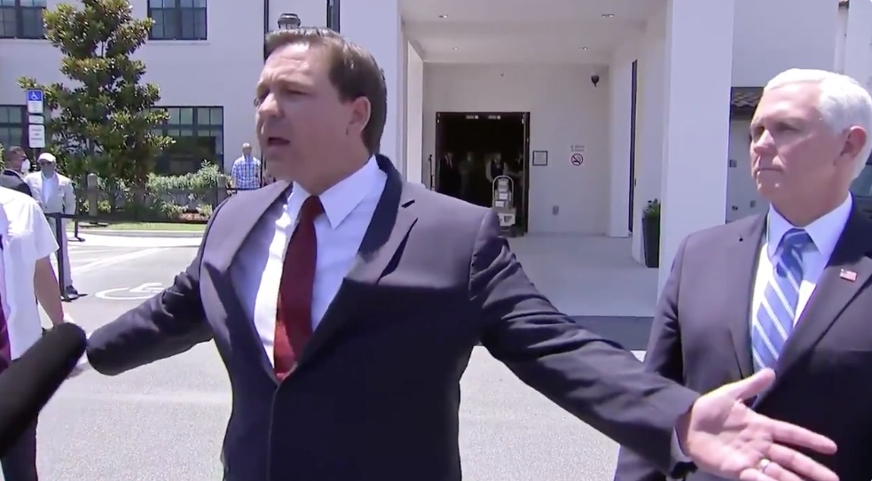 Ron DeSantis Slams Media For 'Partisan' Covid-19 Coverage Ron DeSantis Slams Media For 'Partisan' Covid-19 Coverage