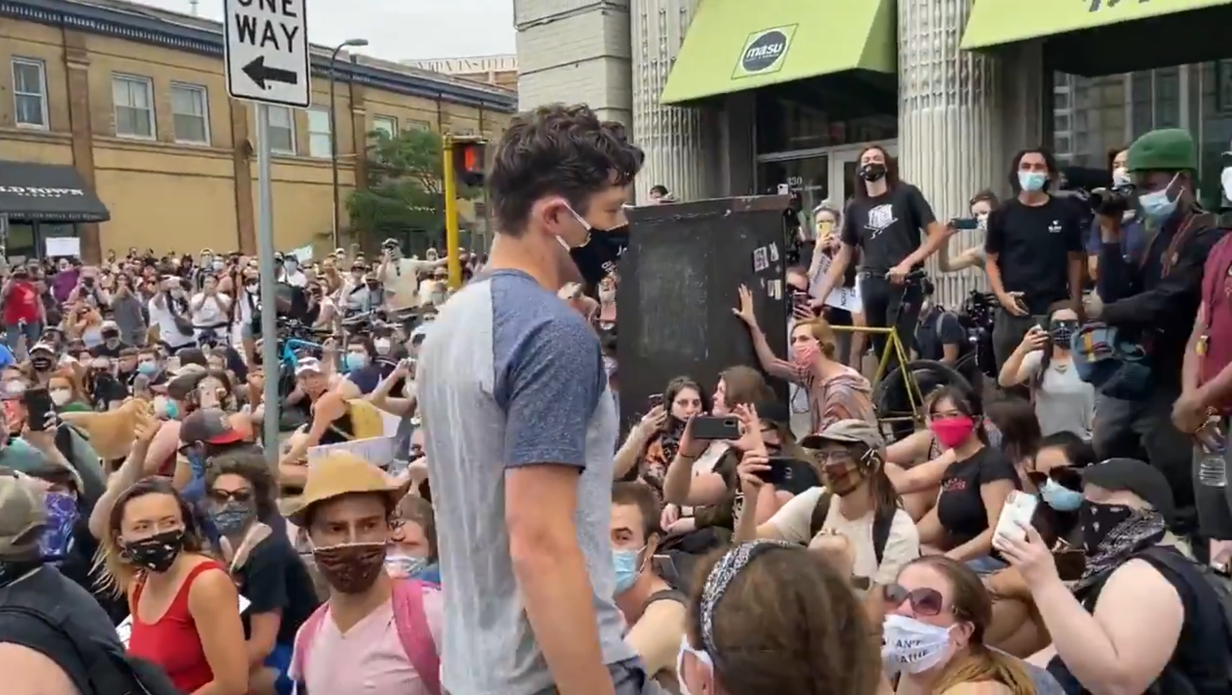 Minneapolis Mayor Greg Frey Booed Out of BLM Protest