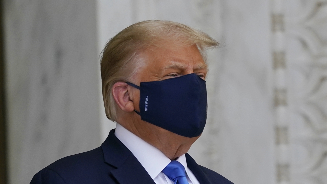 Trump Wore Covid Mask in Public for 3rd Time to RBG Memorial
