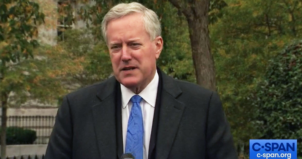 Jan 6th Committee Will Charge Mark Meadows for Contempt