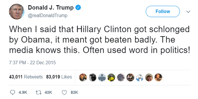 #unhinged: politics & social media: It Doesn't Mean What You Think It Means