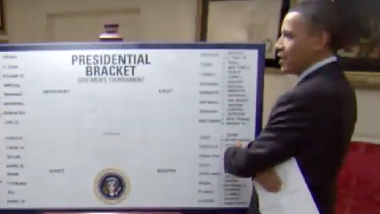 Obama Posts 2021 NCAA Tournament Bracket: Gonzaga to Win