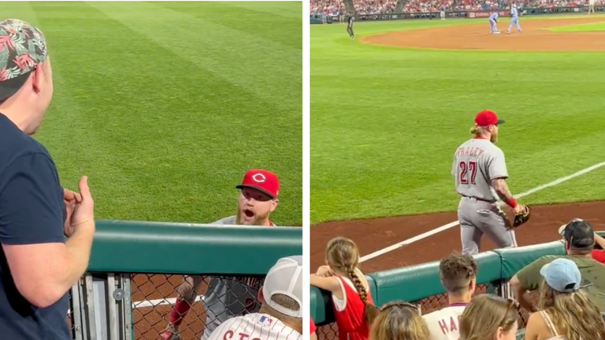 Cinncinati Reds Player to Phillies Fan: 'Shut The F*ck Up'