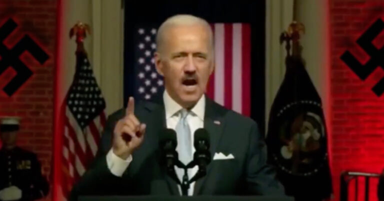 Marjorie Taylor Greene Shares Video of Biden as Hitler