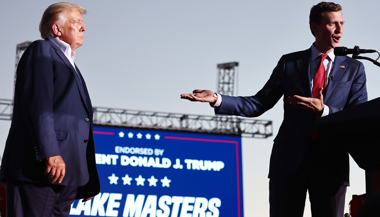 Trump Flips Out After They 'Stole' Blake Masters 'Electron'