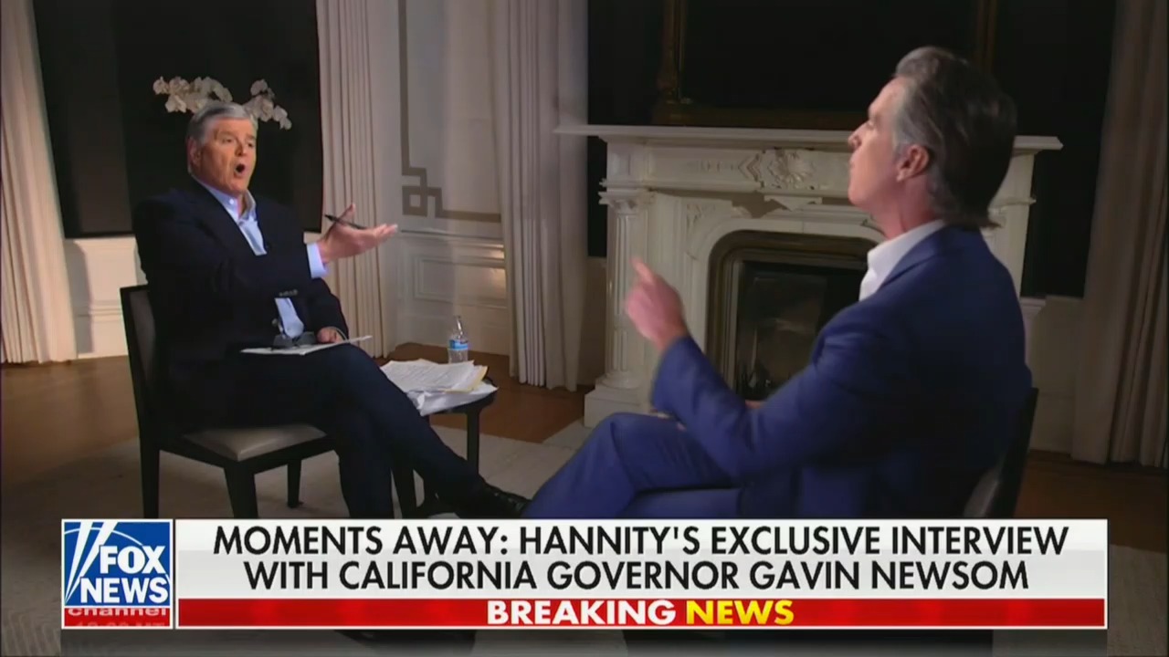 OPINION: Sean Hannity Interview of Gavin Newsom Was Great TV