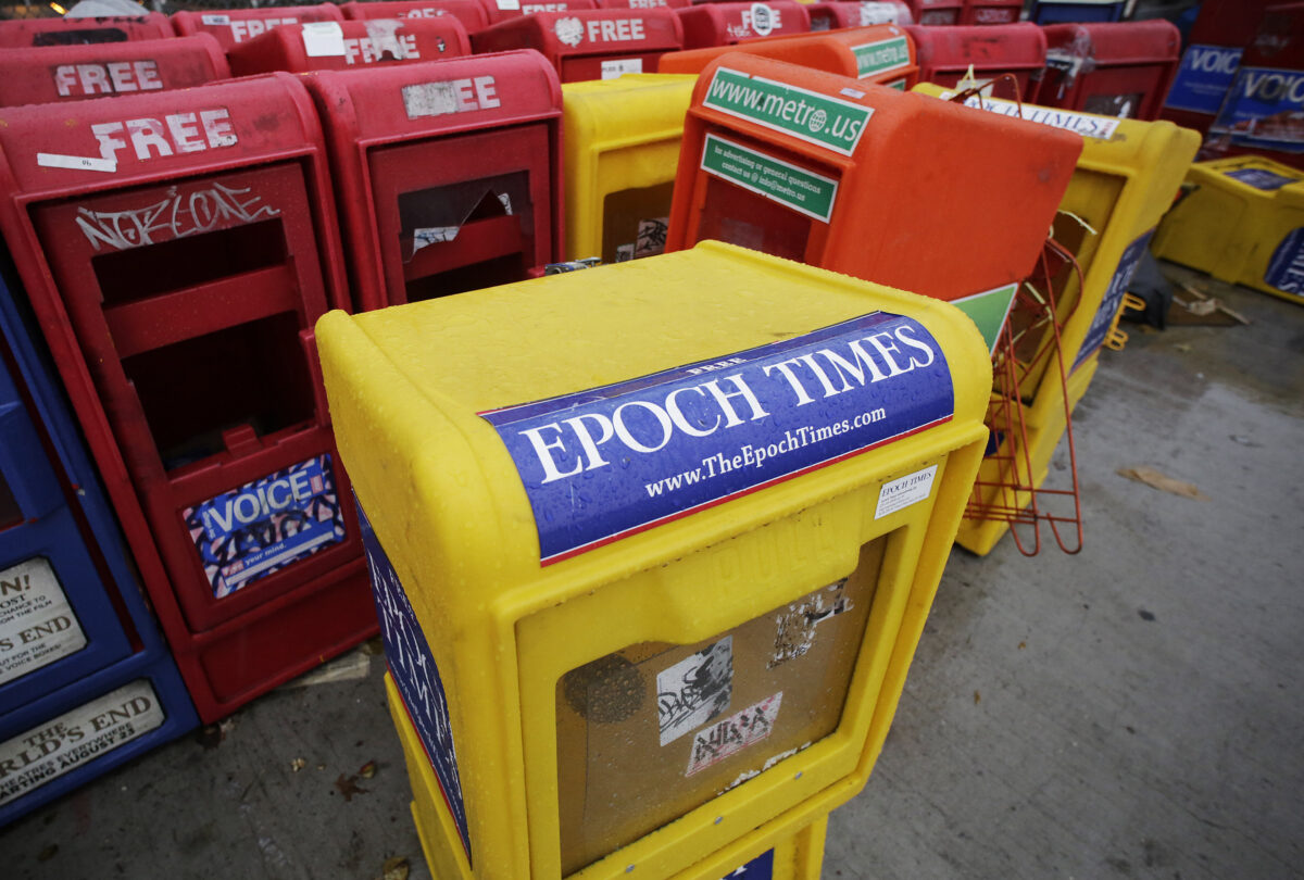 The Fourth Largest Paper In The US Is The Epoch Times
