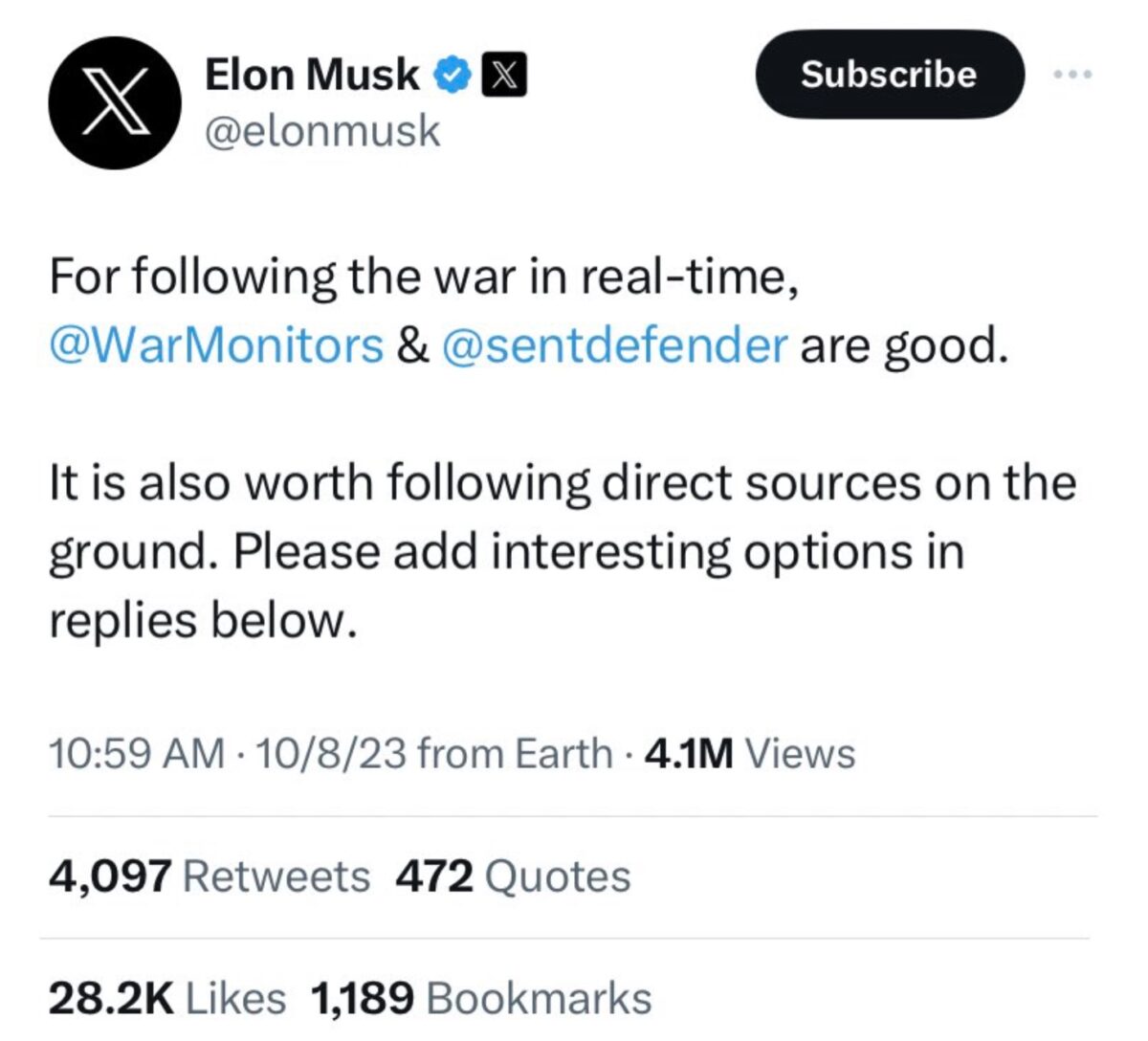 Elon Musk Deletes Tweets Promoting Fake News Account