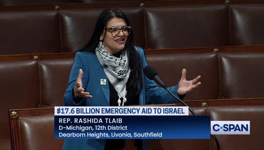 Rashida Tlaib Lights Up 'War Criminal' Netanyahu Ahead of Speech to ...