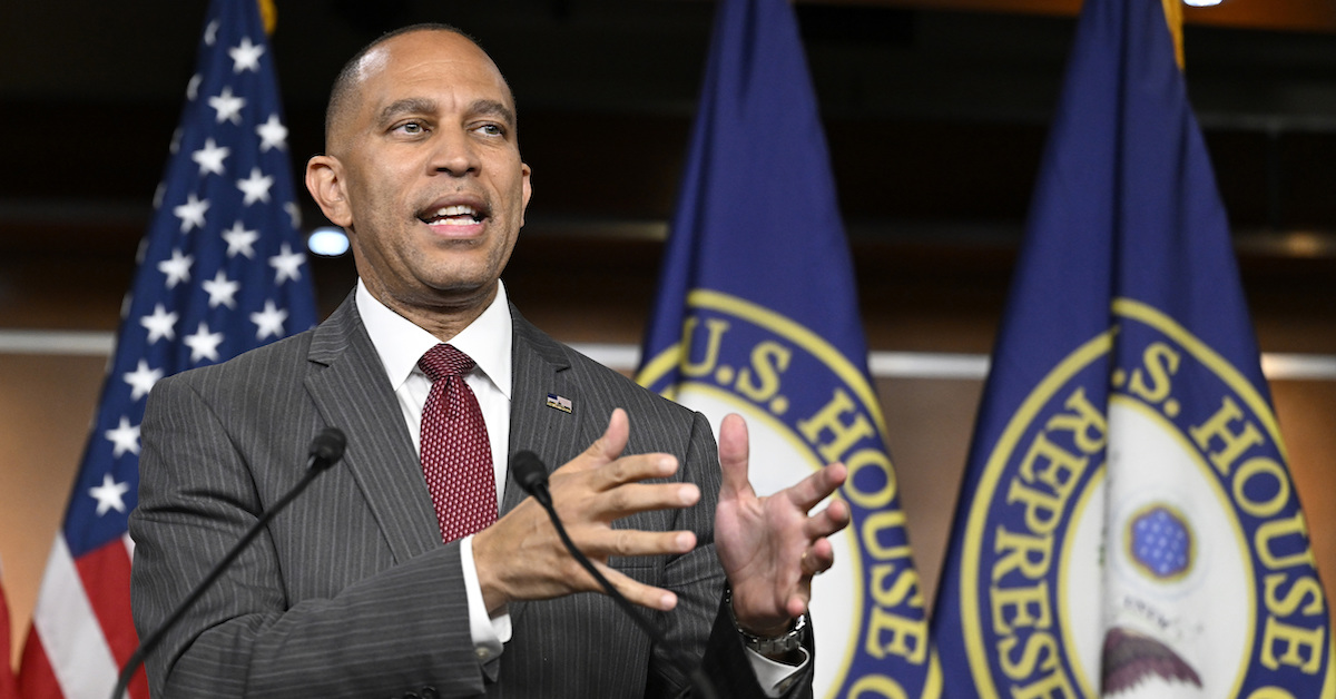 Hakeem Jeffries Defends Ousted Republican Chair Mike Turner