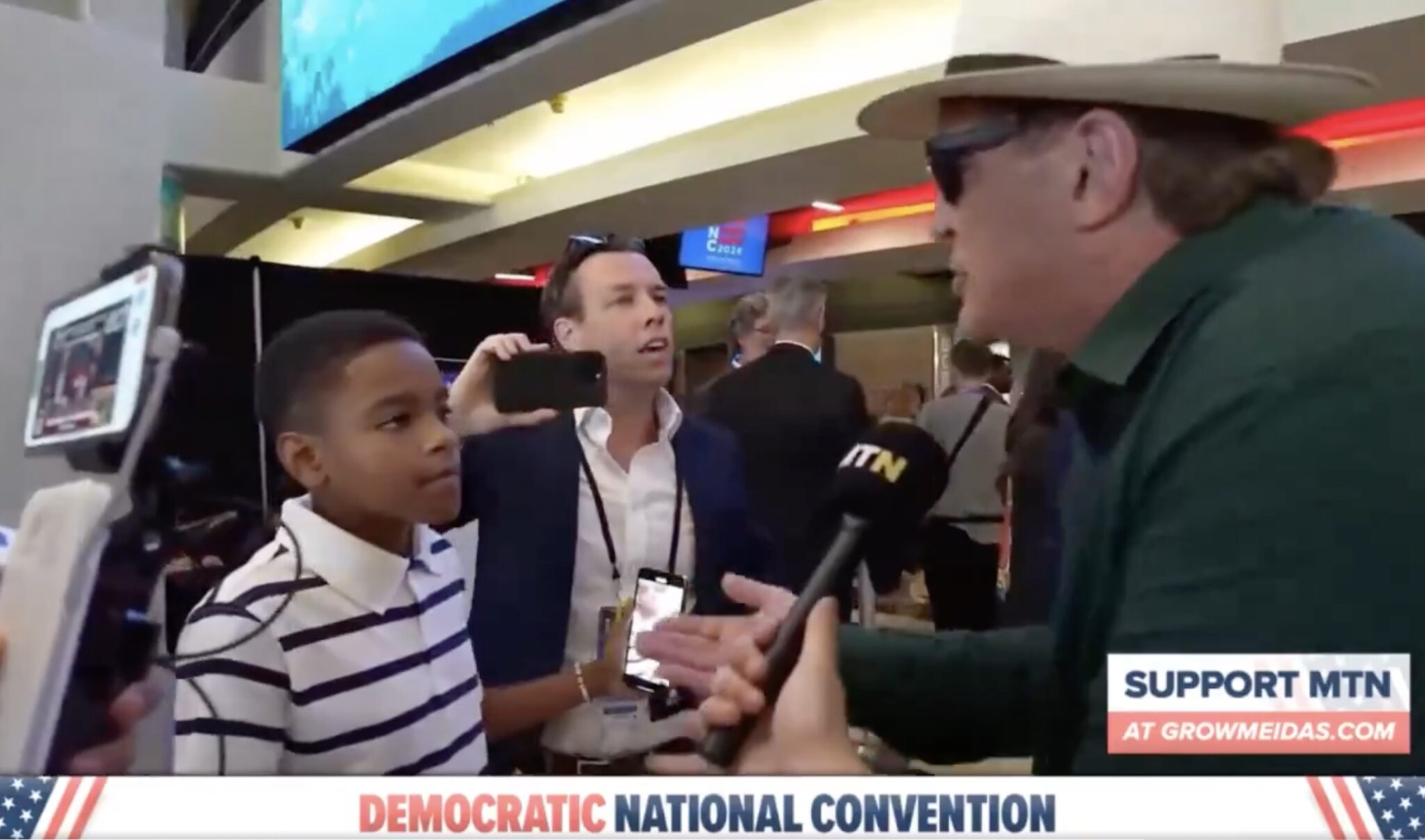 Knowa De Brasco Schools MyPillow Guy Mike Lindell at DNC