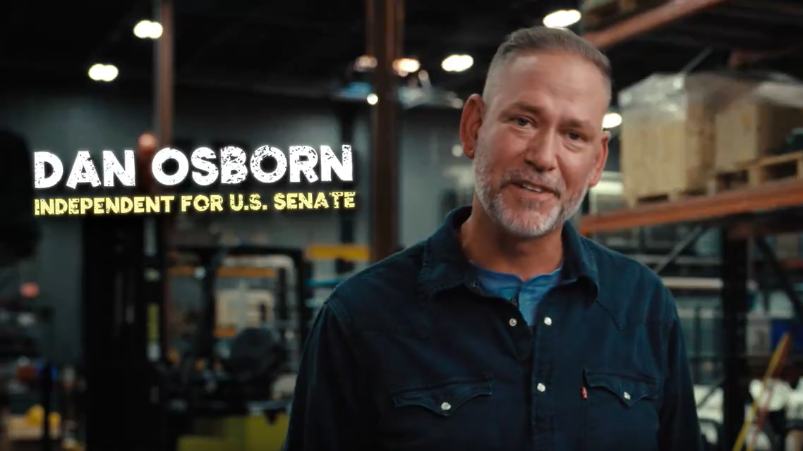 Dan Osborn Up A Point on Deb Fischer In Nebraska Senate Race
