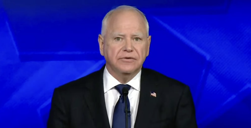 Walz's Nervous Debate Demeanor Goes Viral Online