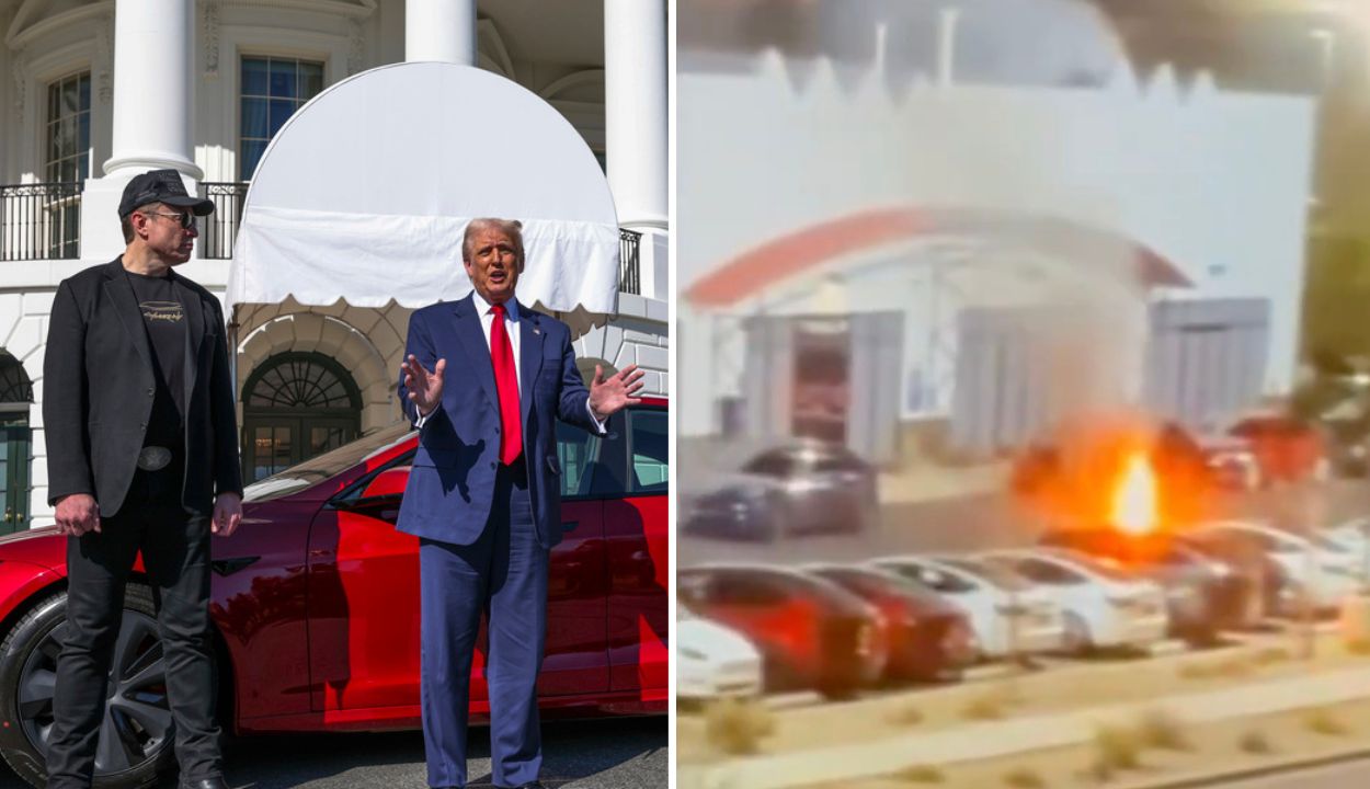 Trump Issues Grim Warning Over Tesla, Cybertruck Vandalism
