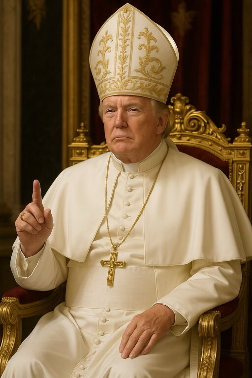 Trump Stuns With AI Photo Of Himself As The New Pope