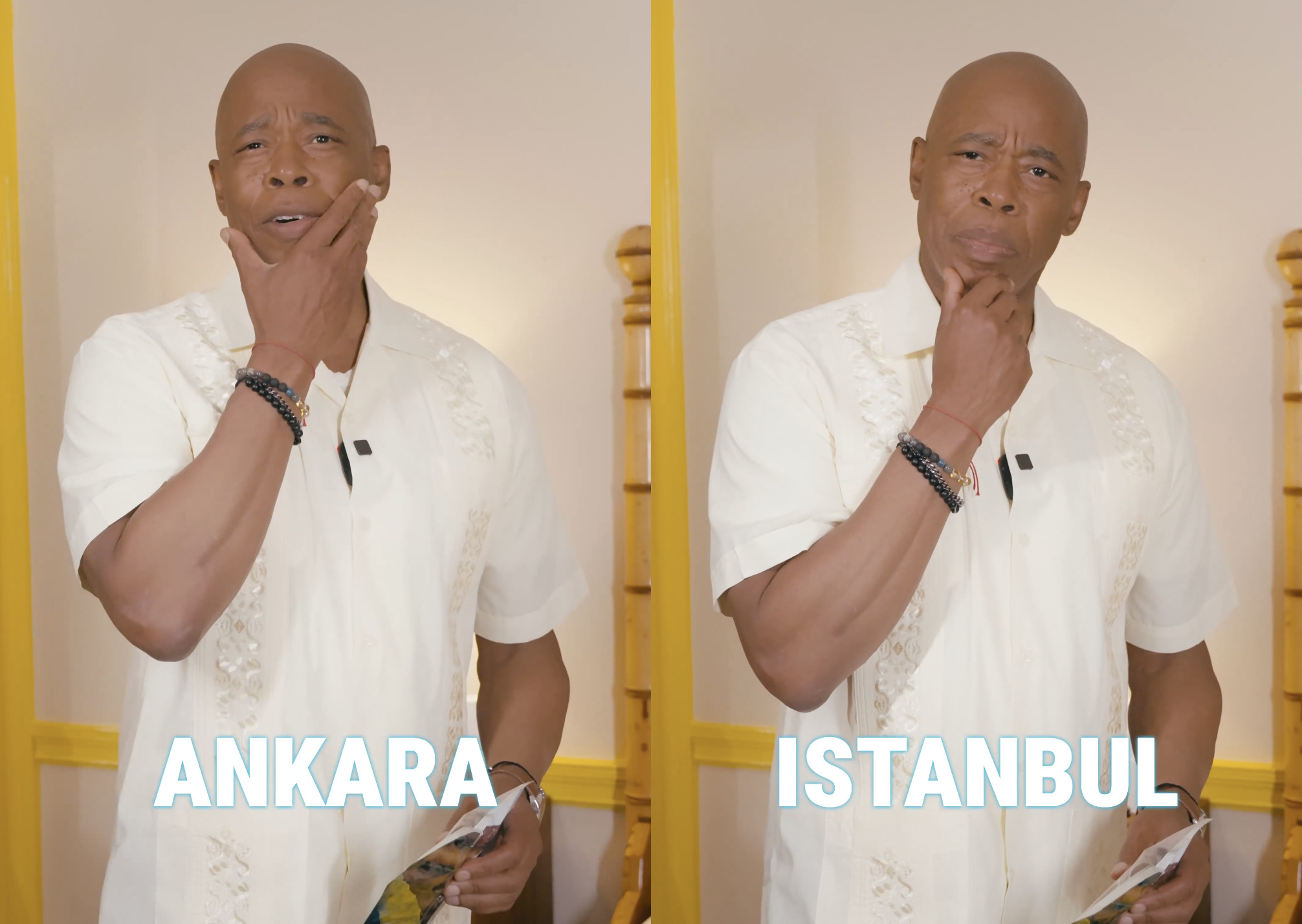 Eric Adams Fantasizes About Going to Turkey in Video