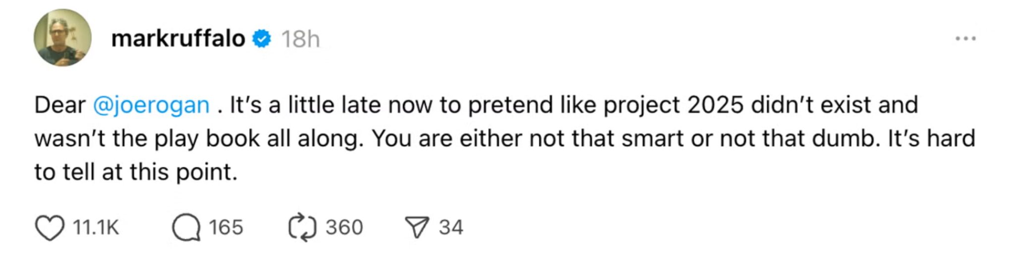 Mark Ruffalo Torches Joe Rogan’s Outrage at ICE Deportations