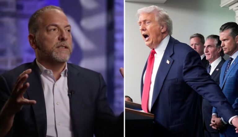 Trump Praises Chuck Todd, Snipes at 'FAKE NEWS' NBC