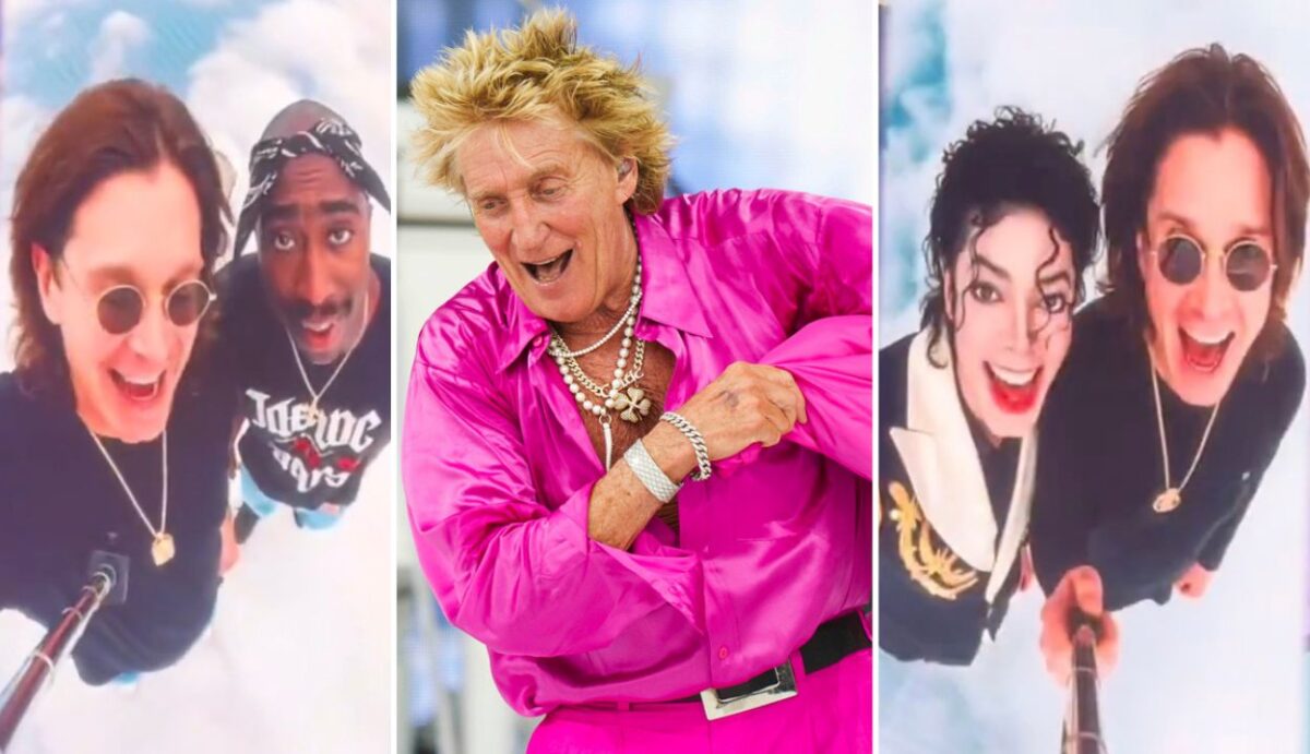 Rod Stewart Takes Heat for Clip of Ozzy With Dead Musicians