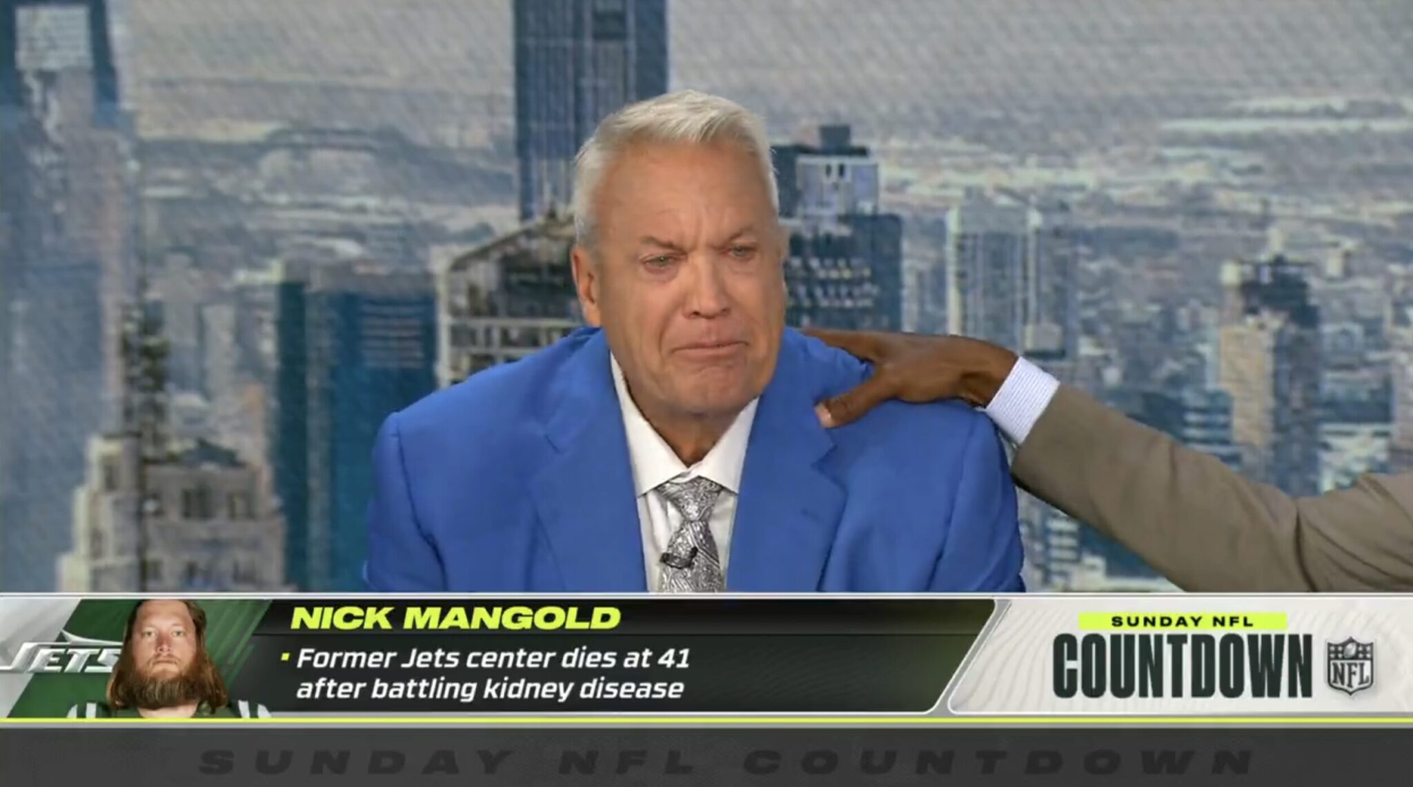 Rex Ryan Breaks Down On ESPN Over Nick Mangold's Death