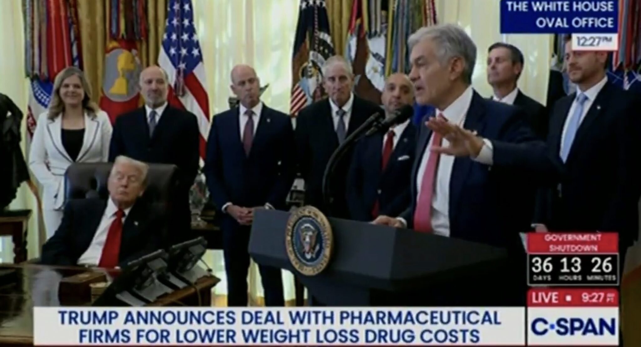 Trump Roasted After Appearing to Fall Asleep at WH Event
