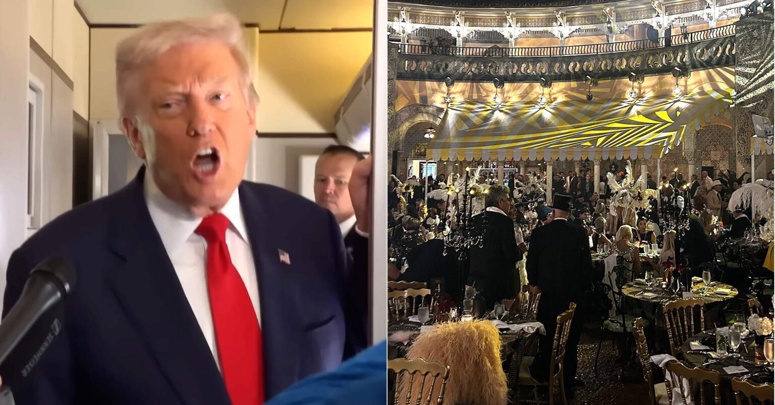 Trump Rants About SNAP Food Stamps Amid Great Gatsby Gala