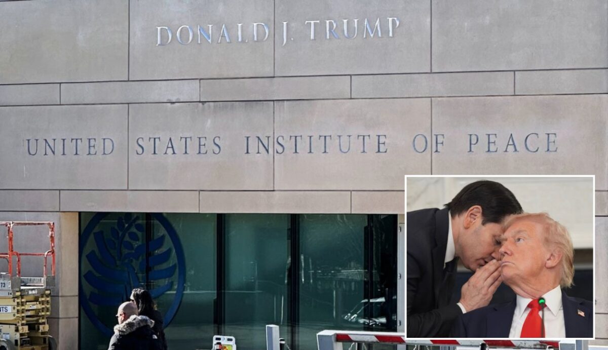 State Department Slaps Trump's Name on USIP Building