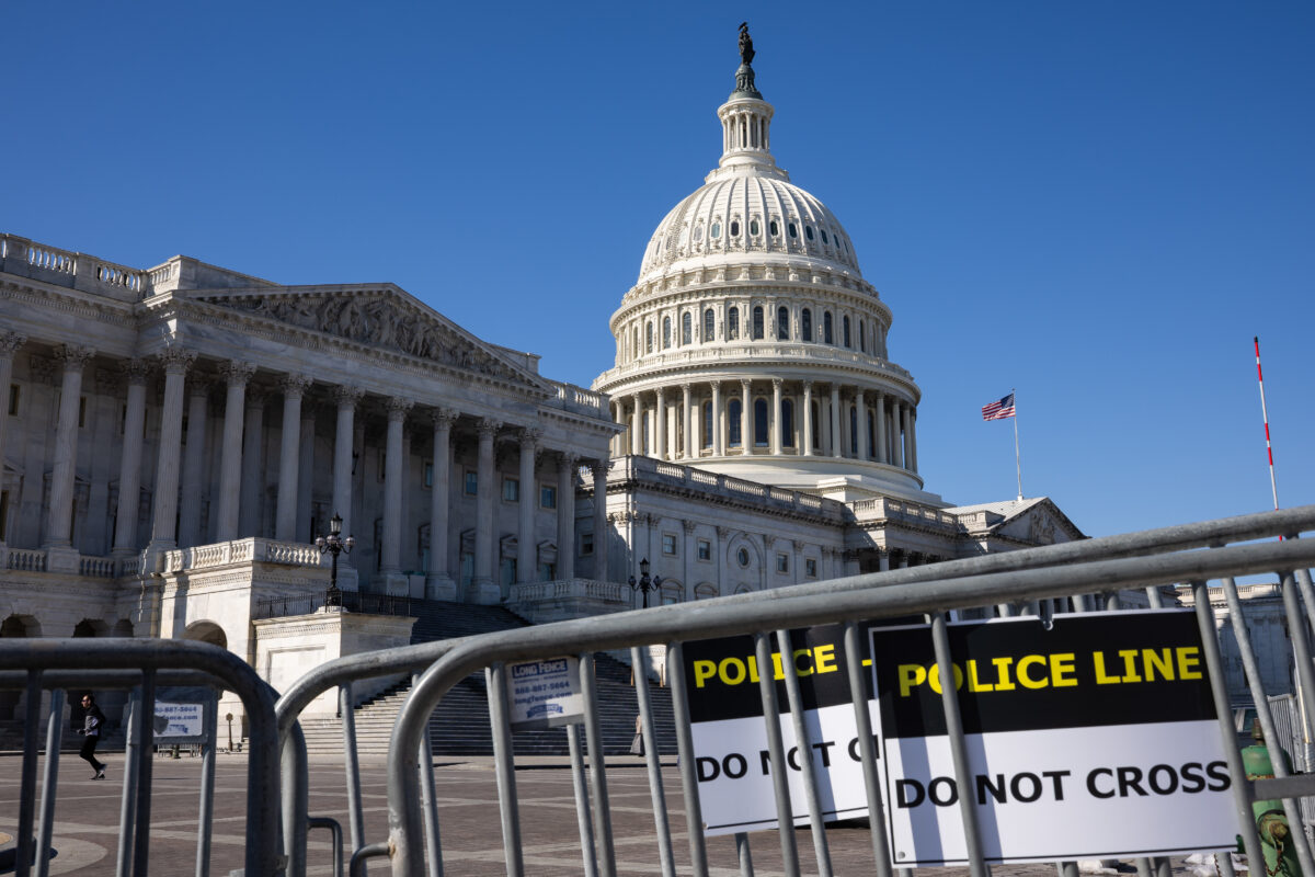A Person Appearing to Hold Gun Arrested at US Capitol
