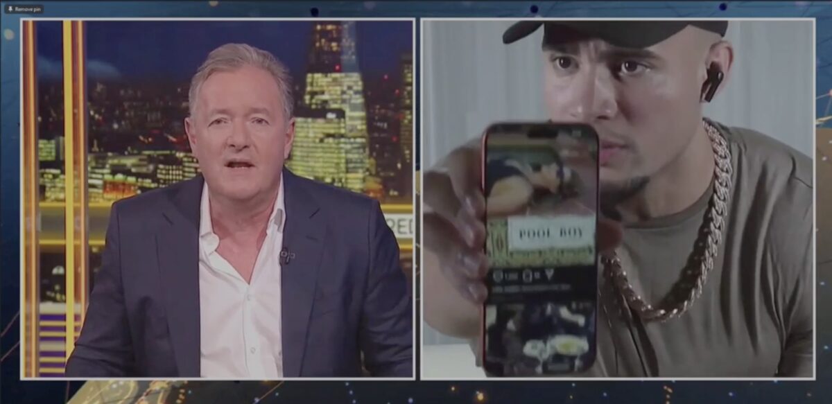 Piers Morgan Ends Interview After Influencer Mentions Wife