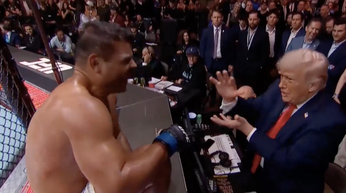 Donald Trump Praises UFC Fighter's Looks in Wild Meeting