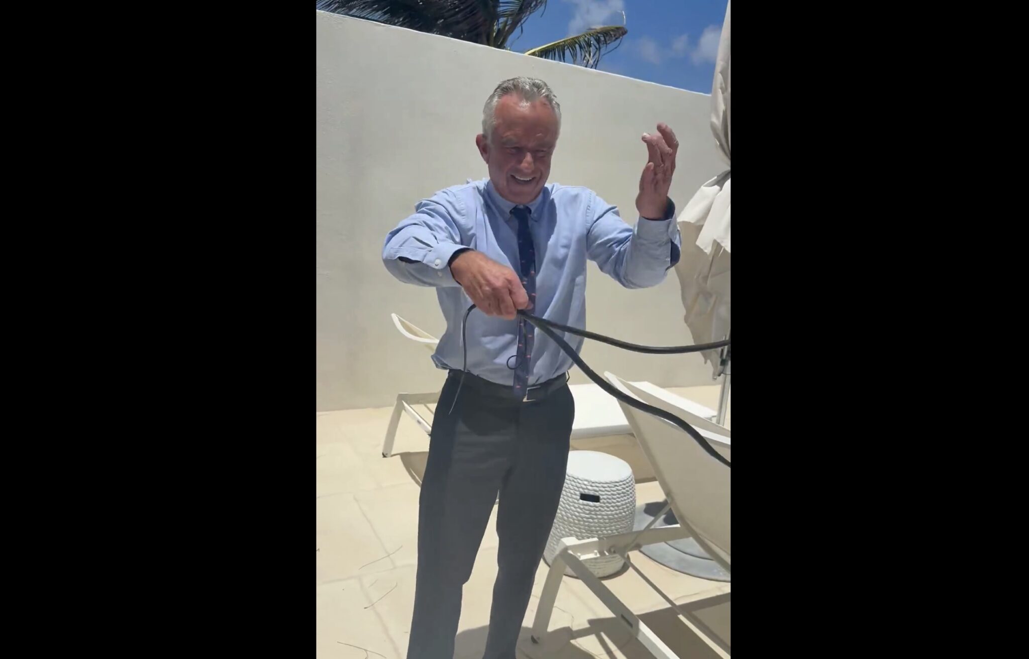 'You Are Nuts!' RFK Jr. Bitten After Picking Up Wild Snakes